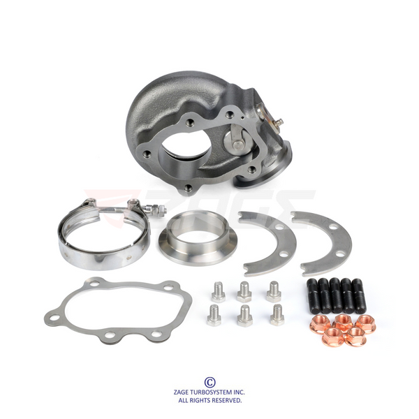 GT25 GT28 GT29 GT30 T25 Modified V-Band Turbine Housing – zageturbo