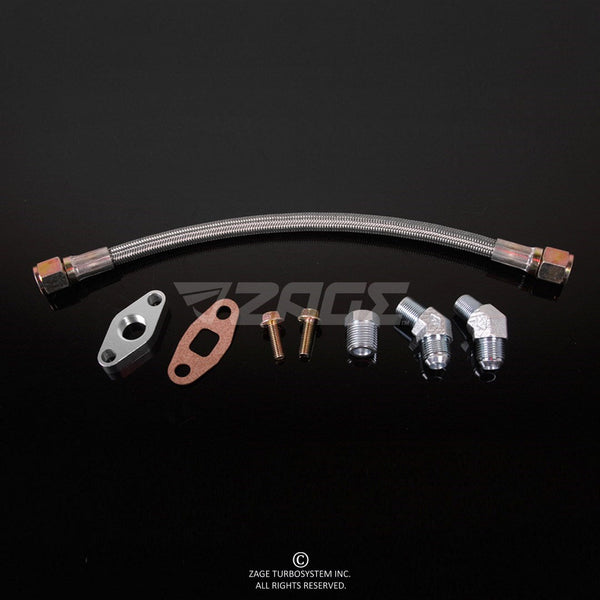 Oil Drain Line Kit for MHI TD07, Greddy T67 Turbo – zageturbo